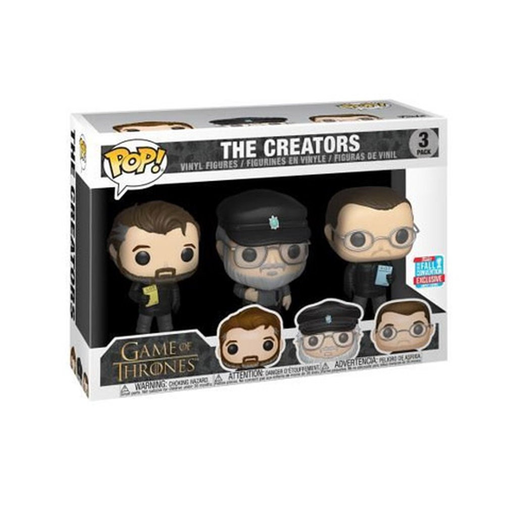 Figutine The Creators / Game Of Thrones / Funko Pop TV / Exclusive NYCC ... Figutine The Creators / Game Of Thrones / Funko Pop TV / Exclusive NYCC ...